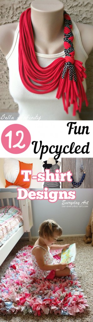 12 Fun Upcycled T-Shirt Designs – My List of Lists