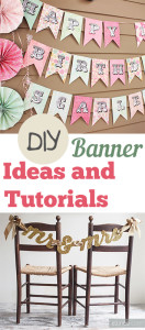 7 Crafty Creative DIY Banners - My List of Lists