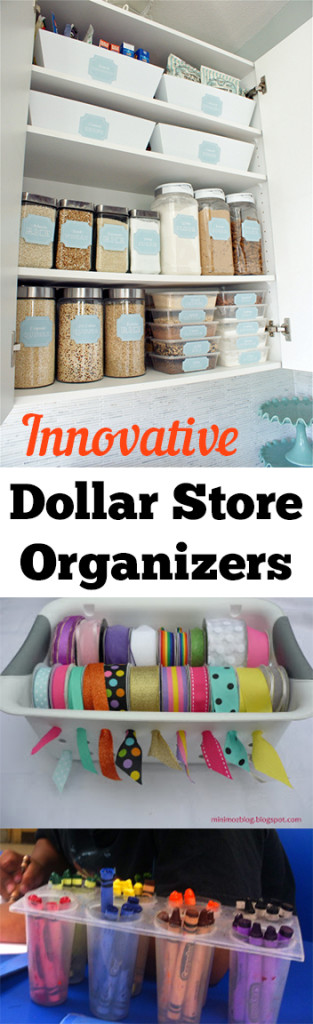 15 Dollar Store Organizing Ideas - My List of Lists