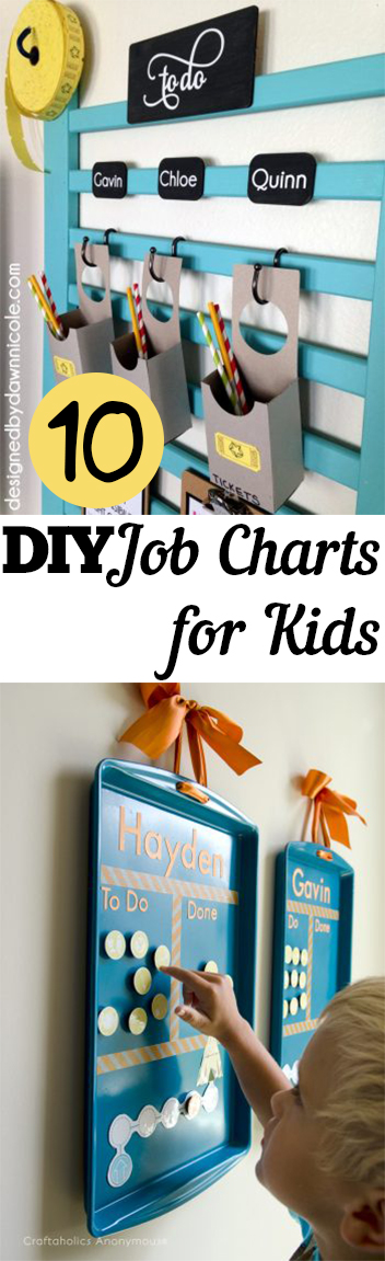 10 DIY Job Charts for Kids - My List of Lists
