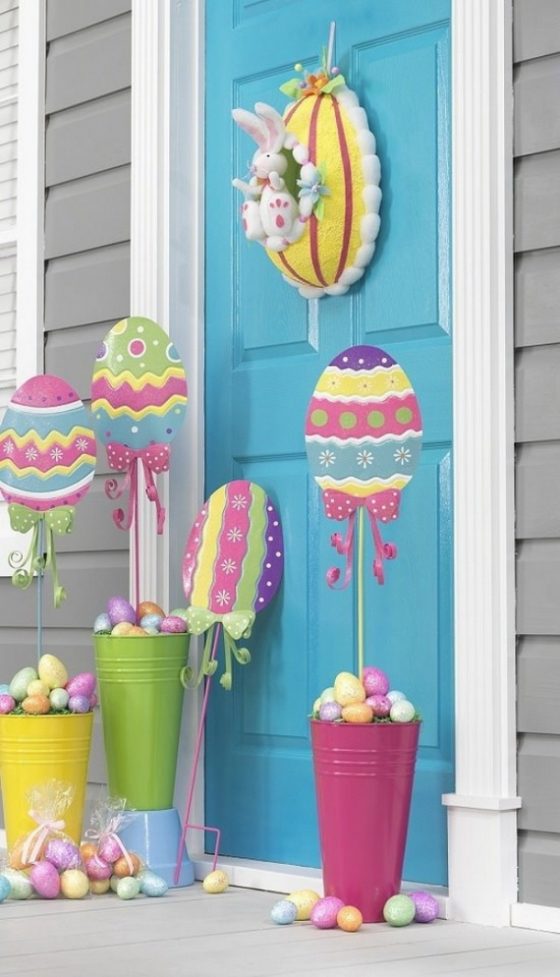 20 Ways to Decorate Your Porch for Easter - My List of Lists