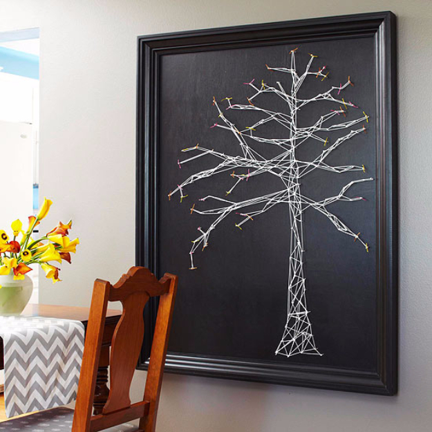 12 Adorable String Art Craft Projects - My List of Lists