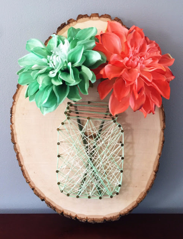 12 Adorable String Art Craft Projects - My List of Lists