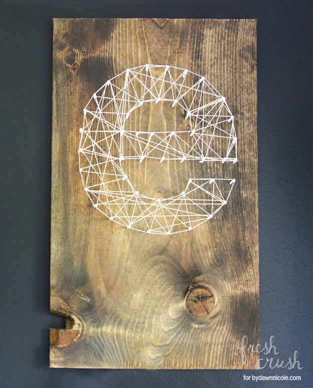 12 Adorable String Art Craft Projects - My List of Lists