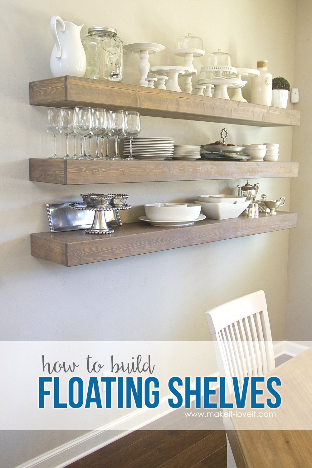 DIY Floating Shelf Projects and Tutorials - My List of Lists