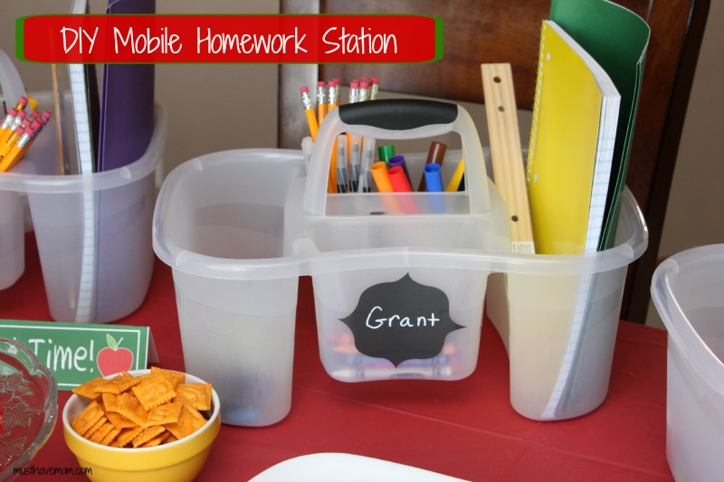 10 DIY Homework Stations for Back to School - My List of Lists