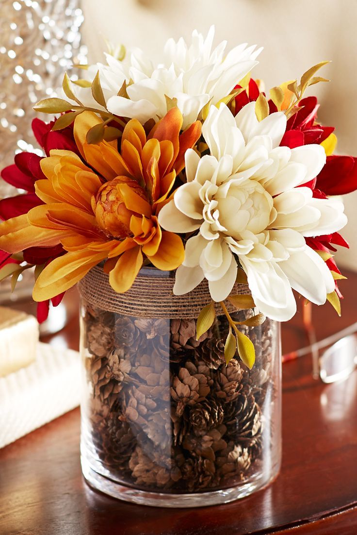 Fall centerpieces: DIY, Table Decor, Crafts-Mylistoflists.com