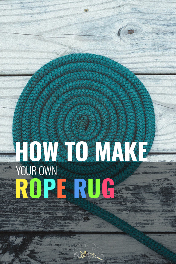 How to Make Your Own Rope Rug – My List of Lists