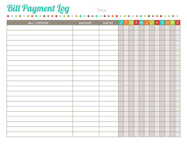 10 CHEAP Finance Printables - My List of Lists