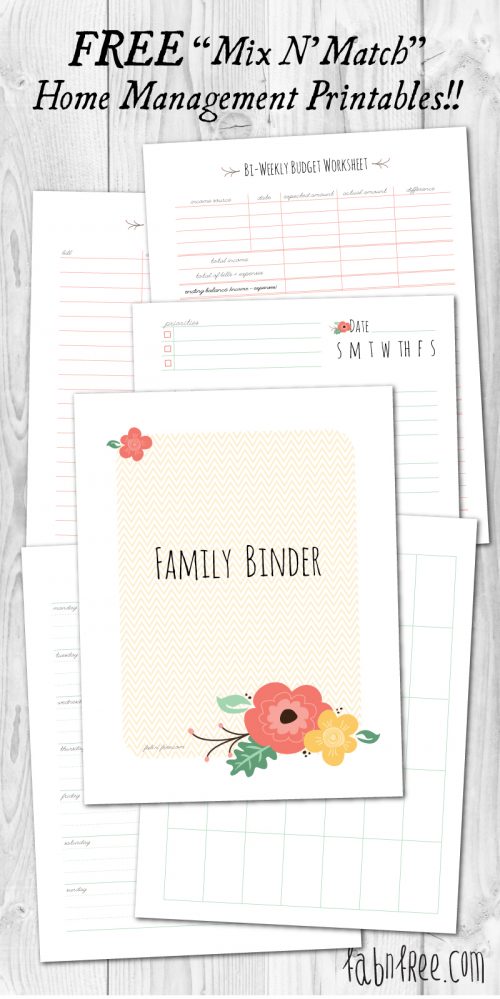8 Free Printables for Total Life Organization - My List of Lists