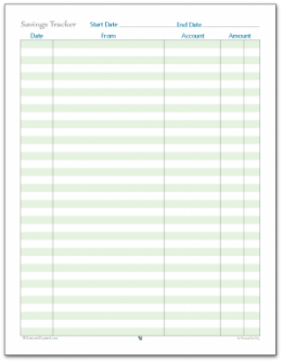 10 CHEAP Finance Printables - My List of Lists