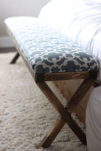 How to Reupholster A Bench Seat - My List of Lists