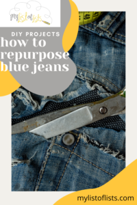 Repurpose Blue Jeans: DIY Projects, Jacket, Pocket, Upcycle, How to ...