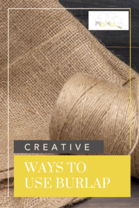 Decorating With Burlap Fabric: DIY - Home Decor - Mylistoflists.com