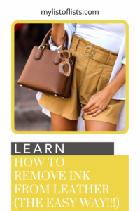 Remove Ink from Leather – Make Your Leather Products Look Good As New ...